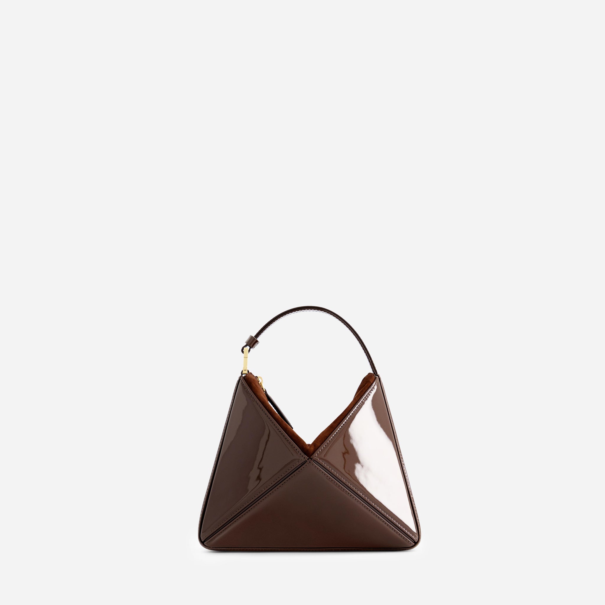 Mini Flex Bag - Patent Brown