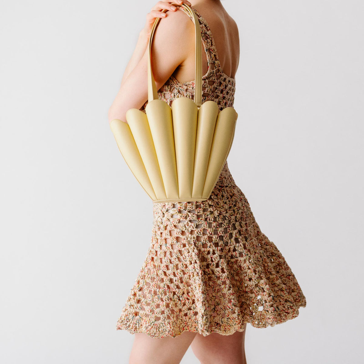 Mini Seashell Tote - Butter