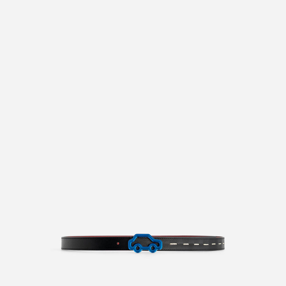 "Hit the Road" Belt - Black & Red