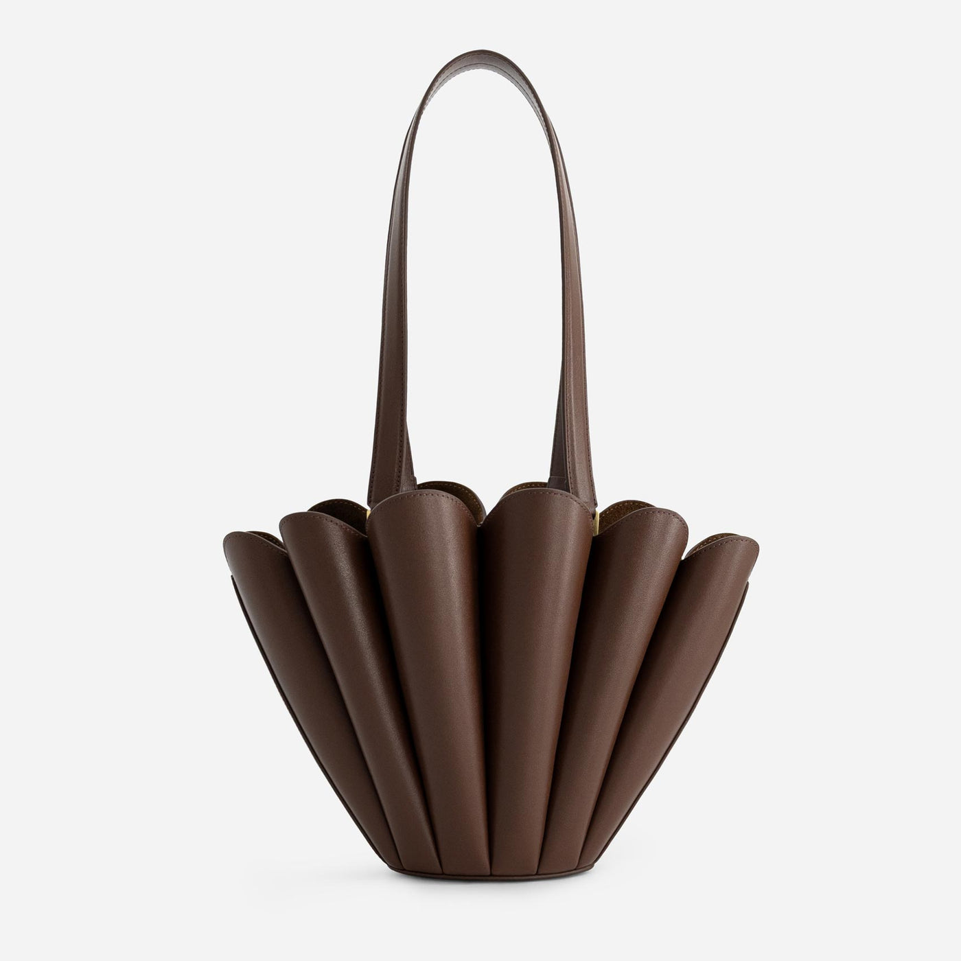 Mini Seashell Tote - Espresso