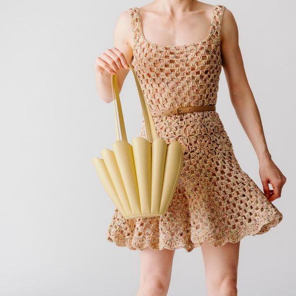 Mini Seashell Tote - Butter